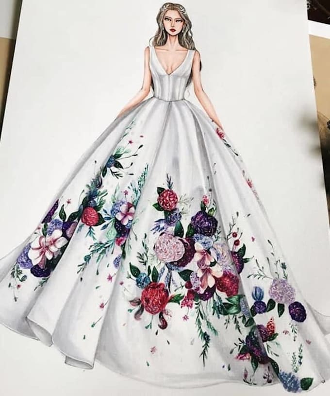 Fashion Designs Illustration Sketch By Nada24 Fiverr