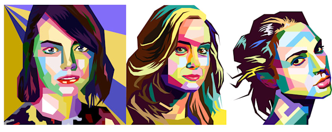 Create an amazing and stunning wpap art from your image by Rein27 | Fiverr