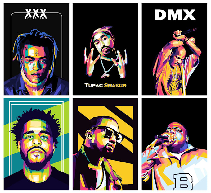 Make awesome color wpap pop art potrait by Wpapmalang023 | Fiverr