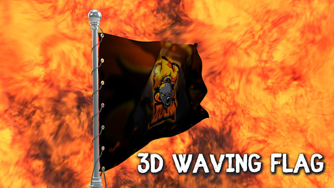 Make 3d flag loop animation by Kenndovina | Fiverr