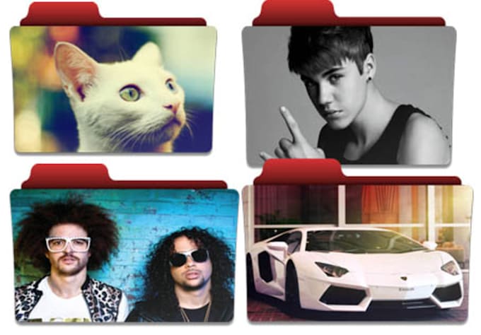 Give you 10 stylish folder icons for you computer by Nordenfelt | Fiverr