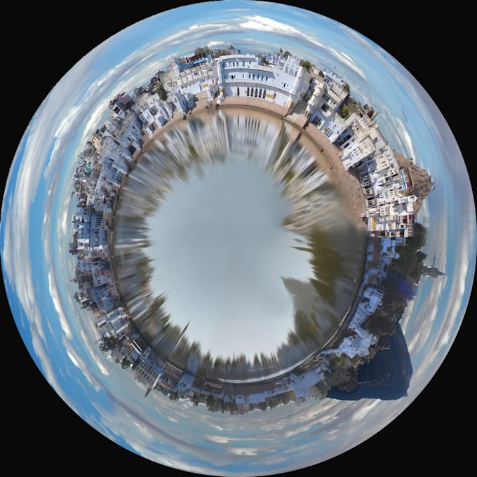 Convert your panorama into a circular tiny planet photograh by ...