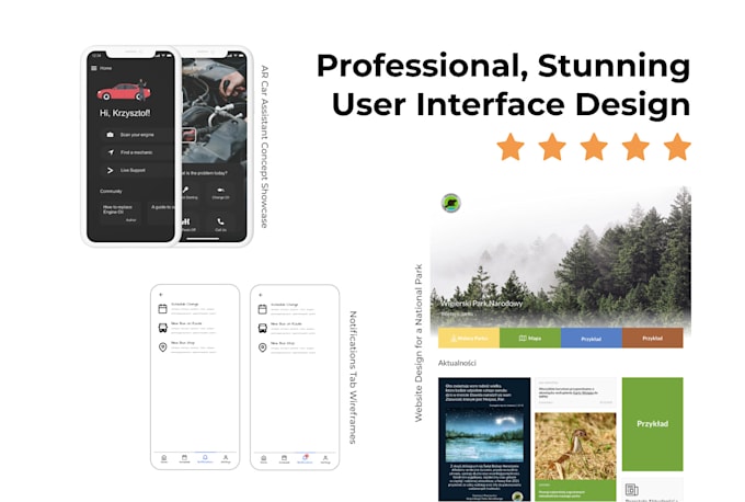 Design a professional user interface in figma by Actuallychris | Fiverr