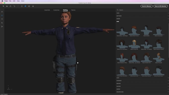 Create a 3d character with adobe fuse by Pxgamer | Fiverr