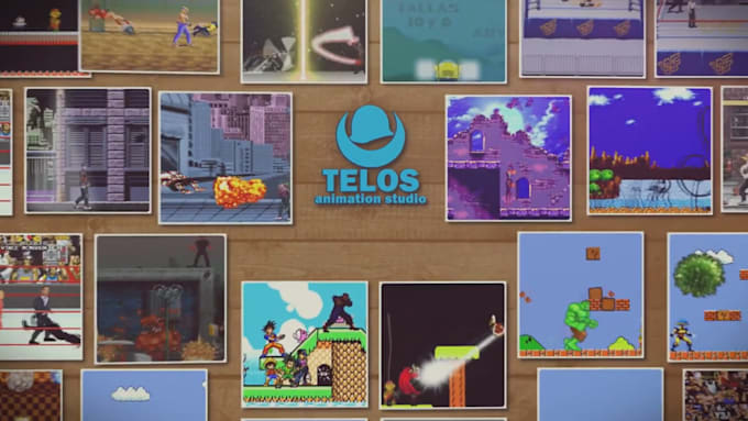 Create a custom retro 2d videogame animation by Allopdel | Fiverr