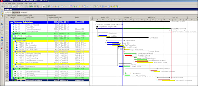 Update primavera project schedule update by Buildingengr | Fiverr