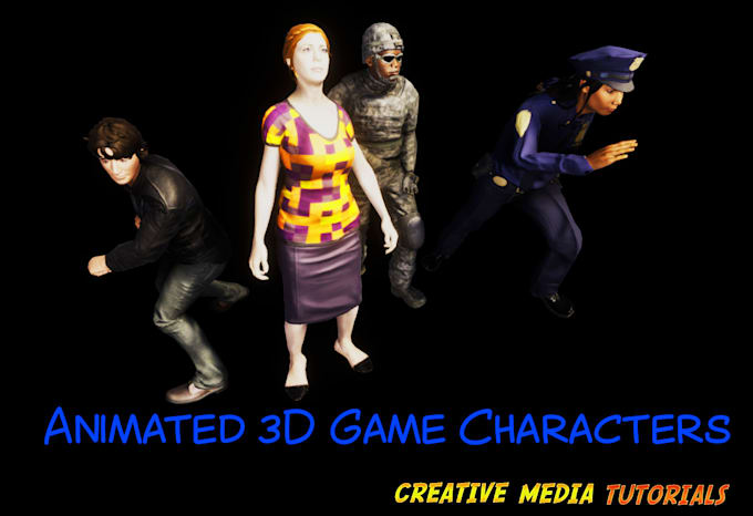 Create animated characters for your game by Mediatutorials | Fiverr