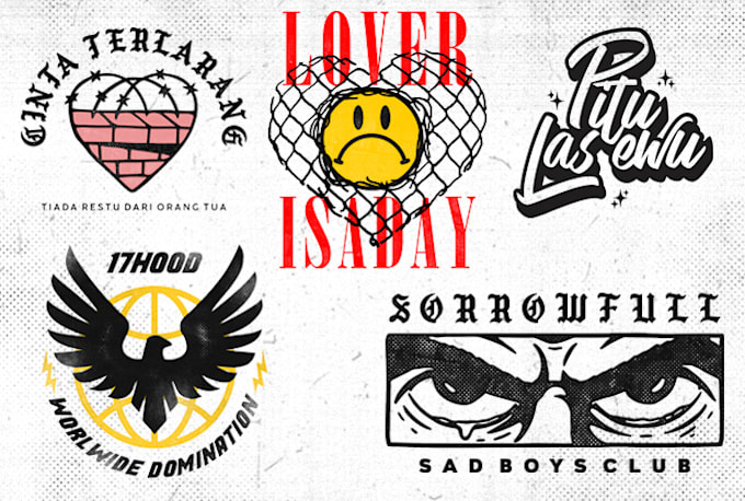 Do Tshirt Design For Unique Edgy Artsy Streetwear By Pangestuhutri