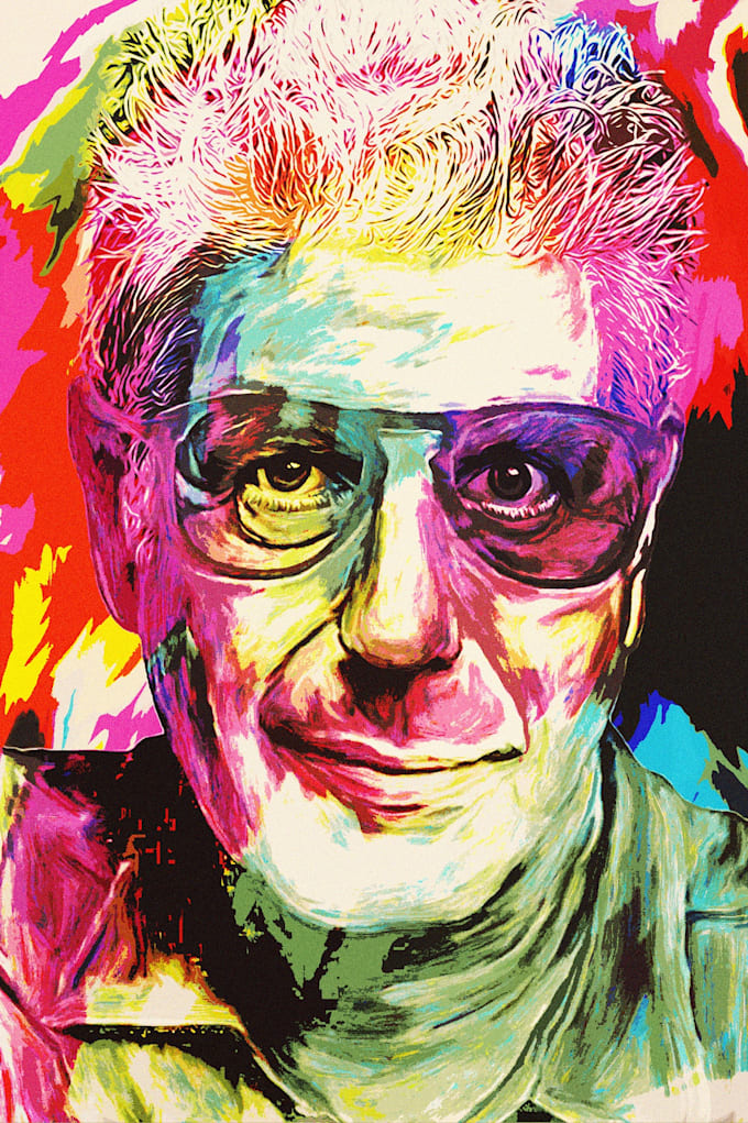 Illustrate digital abstract art portrait from your photo by Johnking04 ...