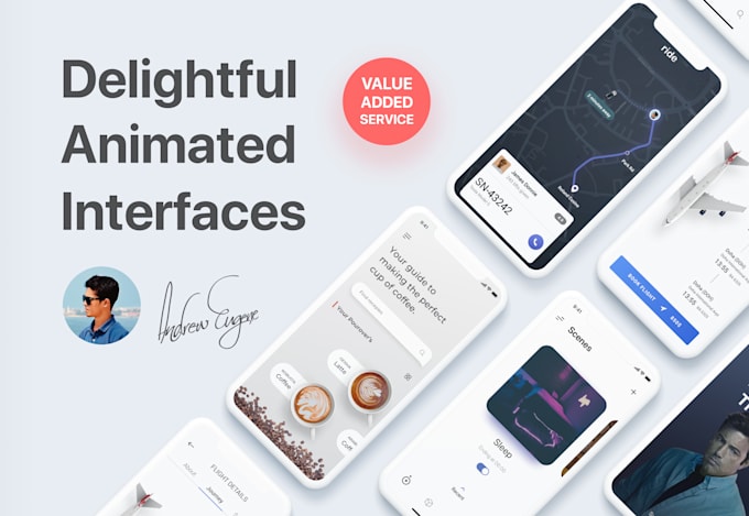 Animate your ui designs by Andreweugene | Fiverr
