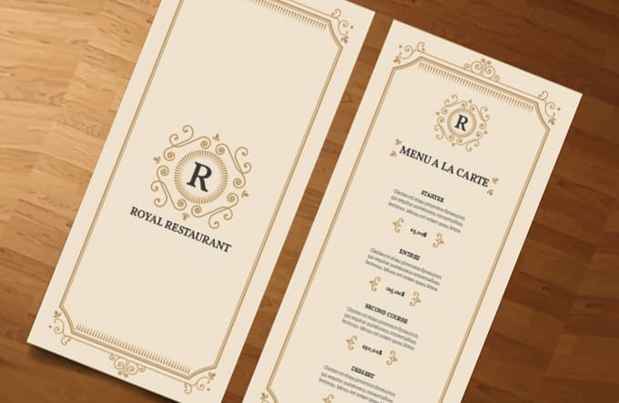 Design an eye catching menu by Anniegrace | Fiverr