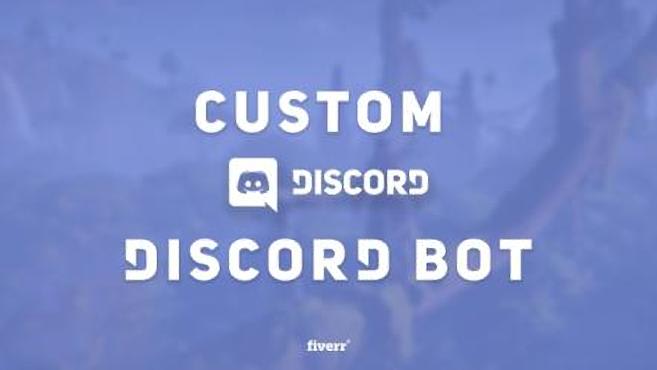 Make your own custom discord bot for your server by Killerbean4 | Fiverr
