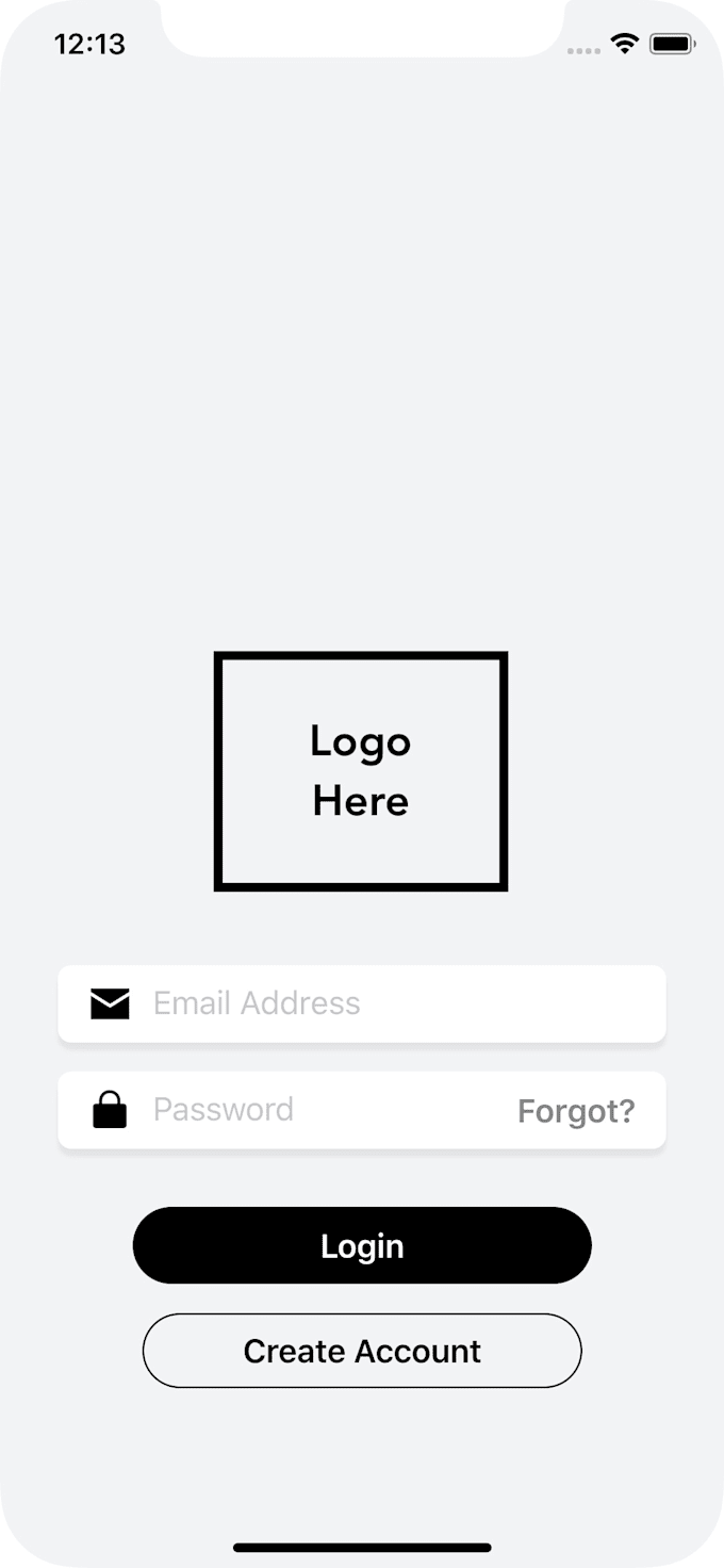 Do ui design of login, sign up, simple home page in ios by Anil_ios ...