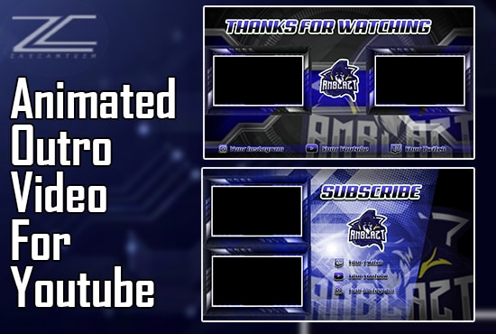 Create outro video for youtube and twitch channel by Zaycanteen | Fiverr
