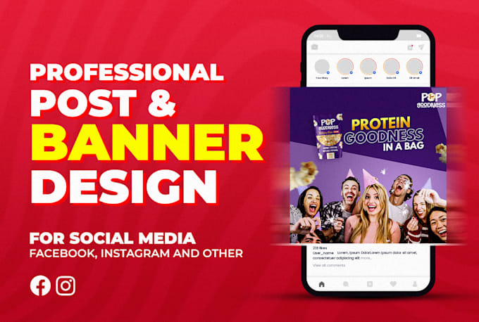 Design professional post, banner design by Abidsani | Fiverr