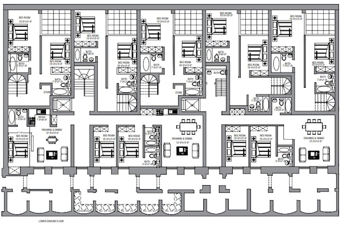 Create architectural drawings using autocad by Sam_engineer | Fiverr