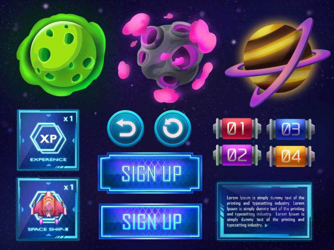 Create 2d Mobile Game Asset Game Art By Einphix Fiverr