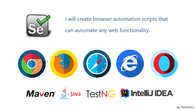 Create Web Browser Automation Script Using Selenium By Qahimanshu Fiverr