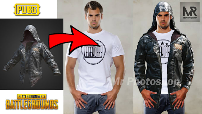 Add pubg clothes on your body by Photoshop_it | Fiverr