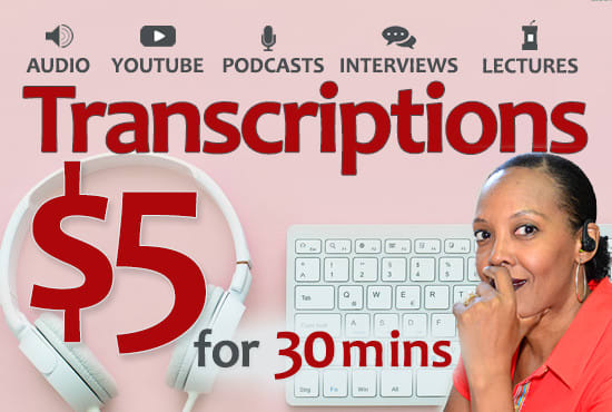 Provide accurate transcripts for video and audio files by Theshadegray ...