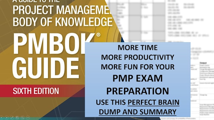 Share the perfect brain dump for your pmp exam preparation by Pnriesen ...