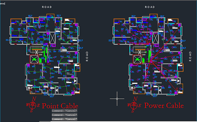Design electrical drawing of floor plan in auto cad by Towhid1996 | Fiverr