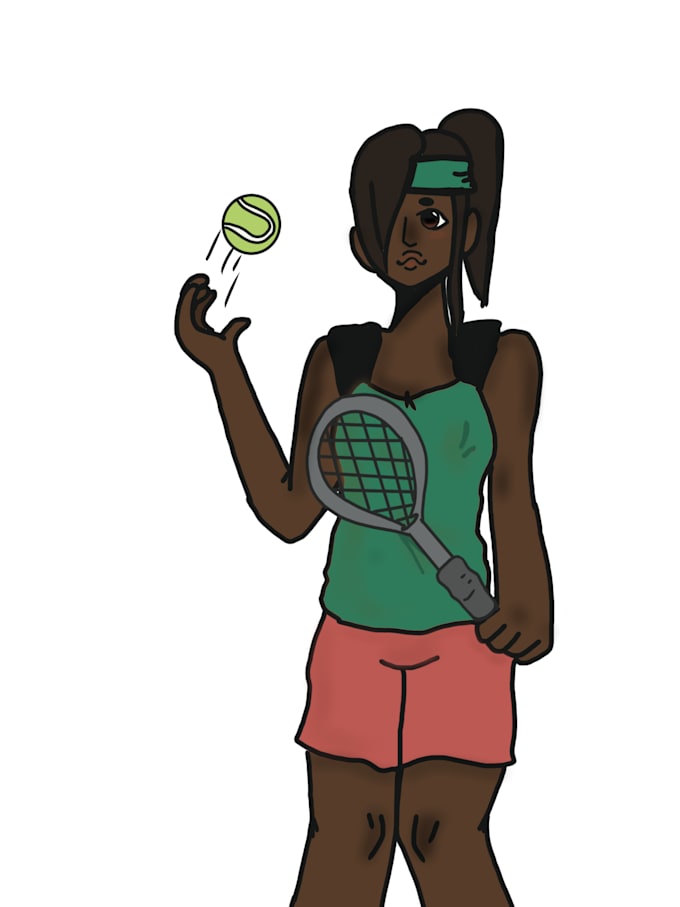 Original charcter or person drawing in anime or cartoon by ...