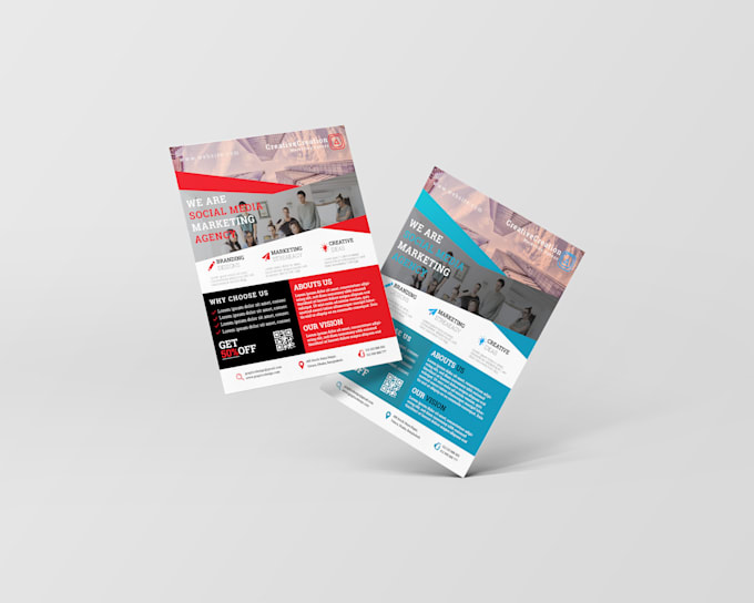 Design outstanding flyer,brochure,,booklet and print design in 24 hours ...