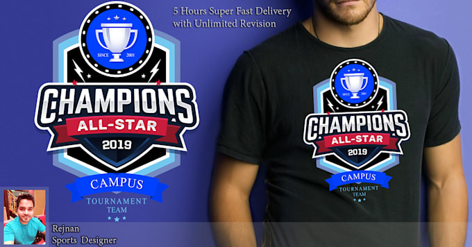 Do custom sports design,unique and trendy by Rejnan | Fiverr