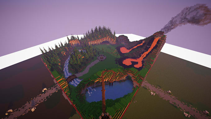 Make you a 100x100 minecraft build by Jaredtsl | Fiverr
