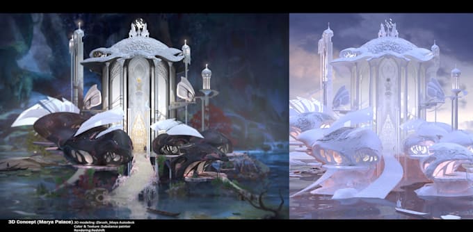 Model environment and prop by Mahanamin | Fiverr