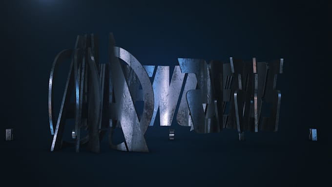 Create unique 3d cinematic logo animation by Shahidrajouri | Fiverr