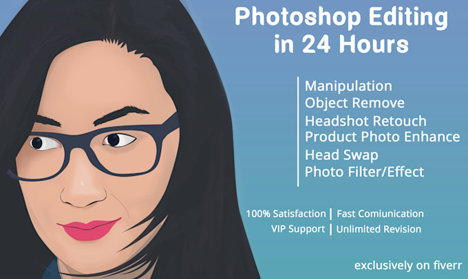 Do any kind of photoshop editing in 24 hours by Prantopashi | Fiverr