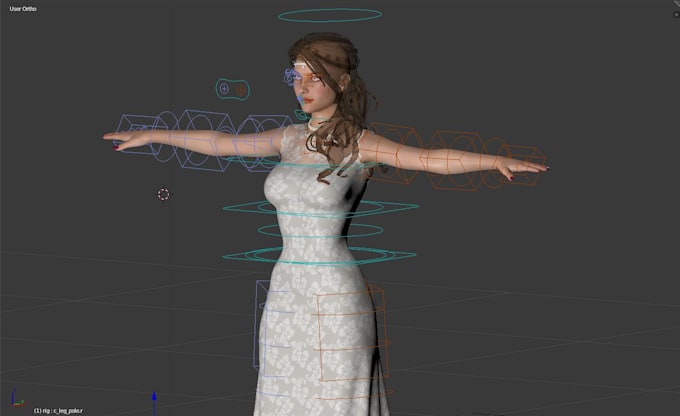 Rigging your 3d model or assets by Arqmartinromero | Fiverr