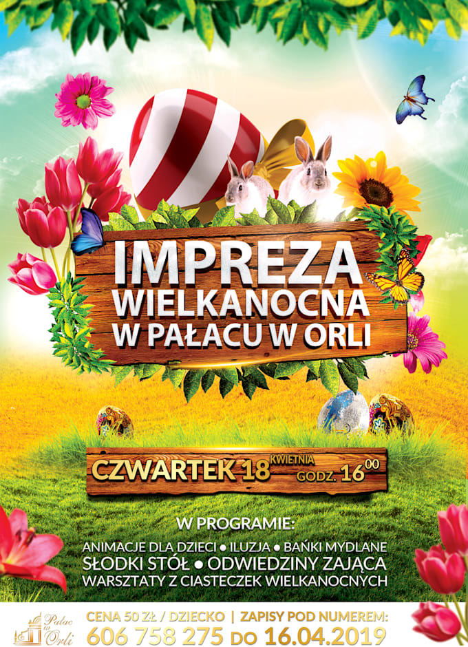 Make a noticeable poster for your party ready to print dtp by ...