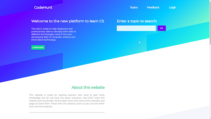 Create a static html and css webpage for you by Pragunsaini | Fiverr