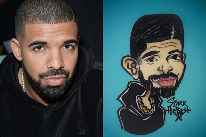 Draw your custom cartoon caricature by Starrthebest | Fiverr