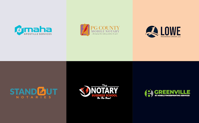 Create notary, fingerprinting and apostille signing logo by Rightsort ...