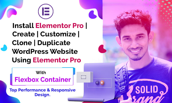 Create, clone or redesign to topnotch wordpress website by elementor pro flexbox by Pavel ...