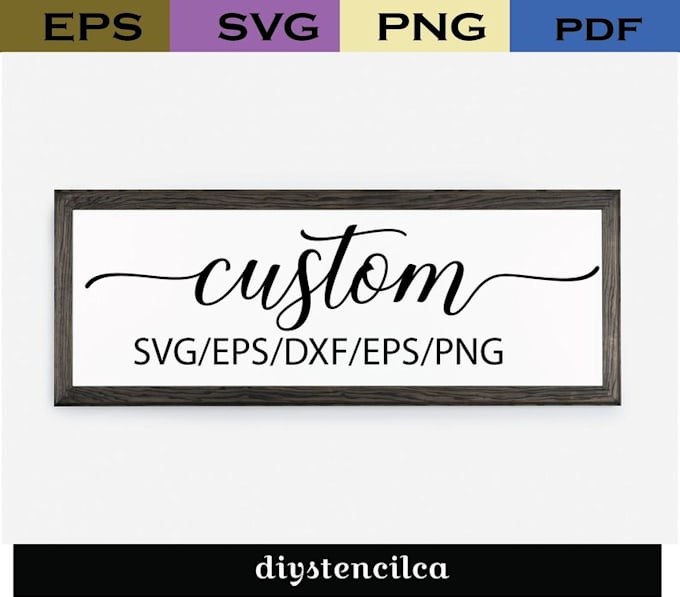 Custom svg , custom vector file, custom cut files by Dharav | Fiverr