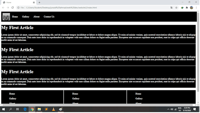Fix Html Css Or Bootstrap Errors In Your Code By Junaid128 Fiverr 8864