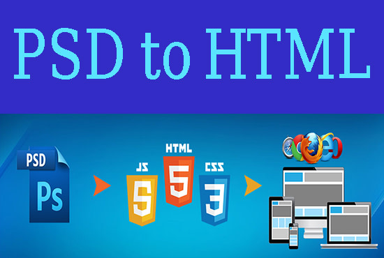 Convert psd to html with bootstrap 4 by Ashikuzzaman007 | Fiverr