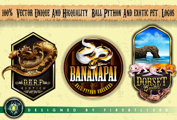 Design ball python and exotic pets logo for your industry by ...