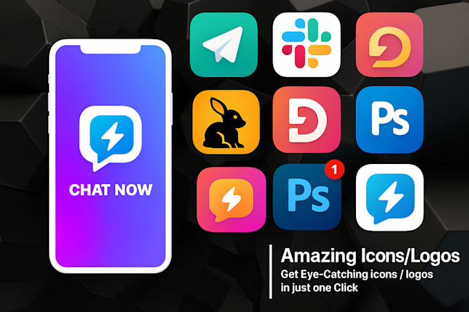 Create stunning play store app icon within one day by Wahyuoeil | Fiverr