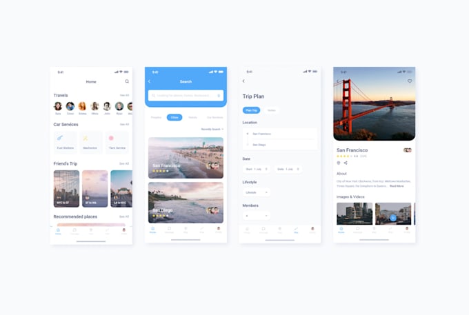 Start your ux and ui design project by Ideasdesign188 | Fiverr