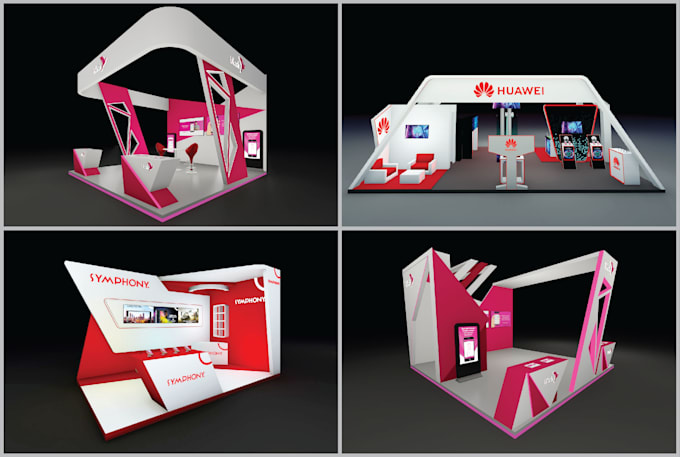 Design exhibition stalls, kiosk, sales booth, events stage by ...
