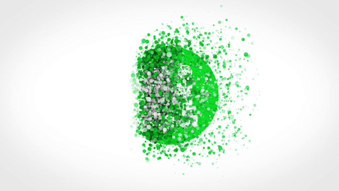 Deliver disintegration particle reveal intro logo by Vladidan | Fiverr