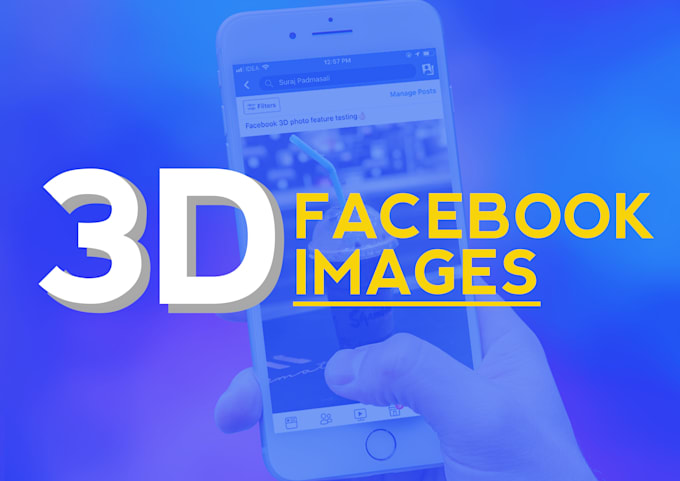 Create 3d image for your facebook by Rafastudio | Fiverr