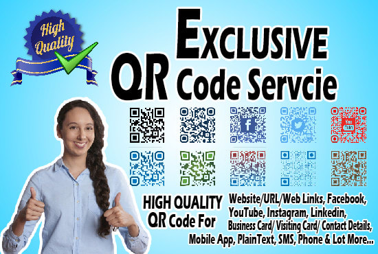 Create a high quality qr code for you by Krishnadevc | Fiverr