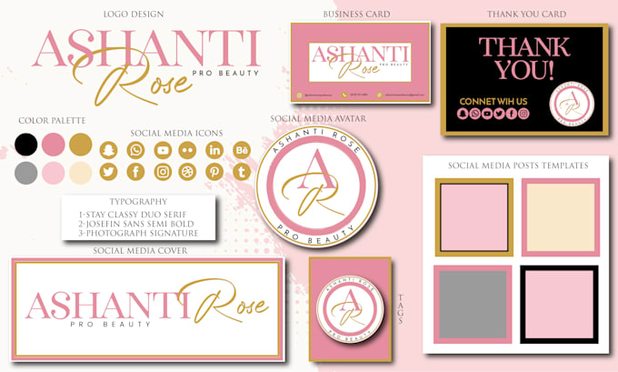 Design a complete signature logo branding kit for you by Bebo_designzz ...